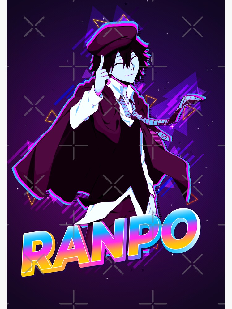 "Ranpo Edogawa | Bungo Stray Dogs" Sticker by Fish6SticksP | Redbubble