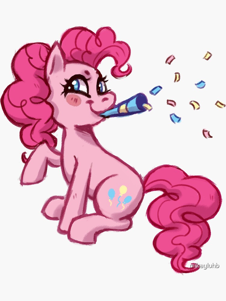 "Party Pony" Sticker by mikayluhb | Redbubble