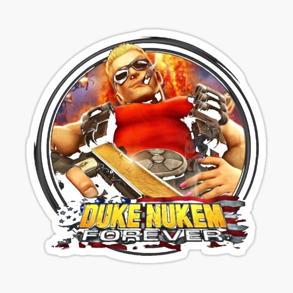 "DUKE NUKEM" Sticker by Loriaugher | Redbubble