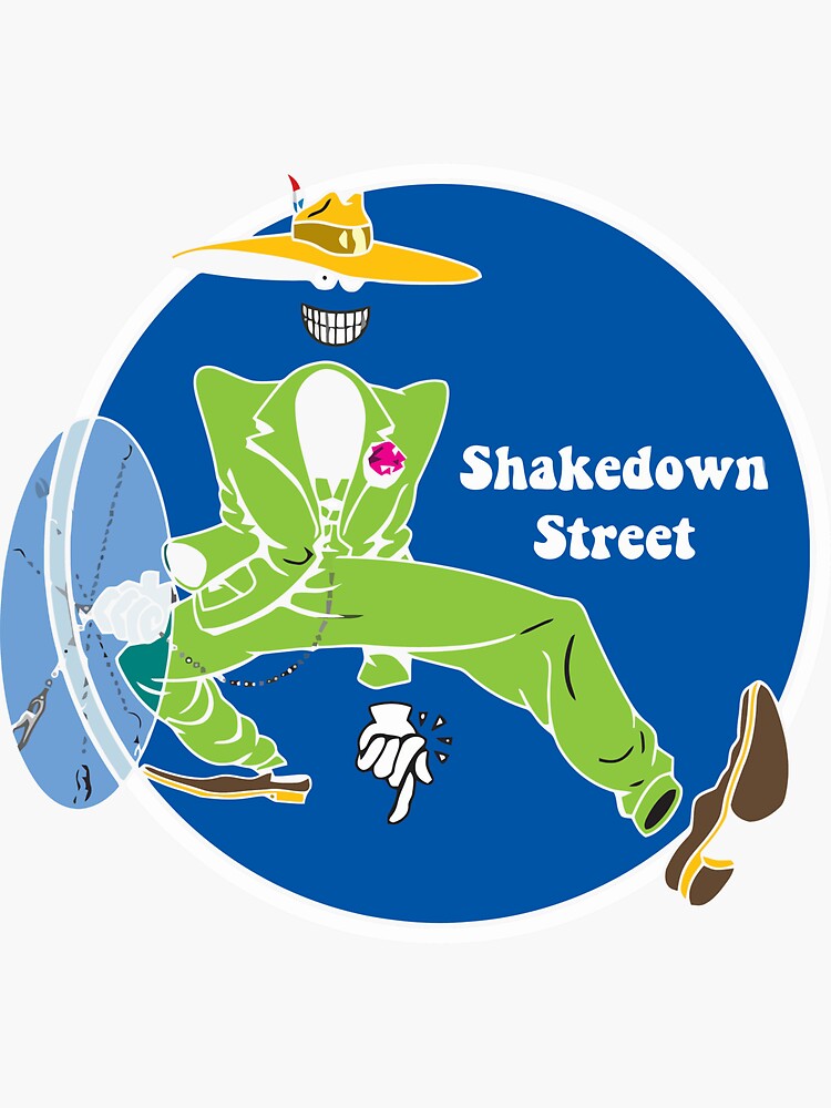 "Shakedown Street" Sticker for Sale by SaintStephen | Redbubble