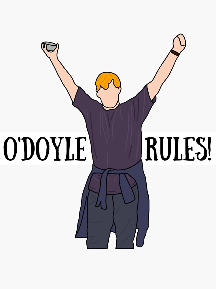 "O'Doyle Rules" Sticker by it-me-designs | Redbubble