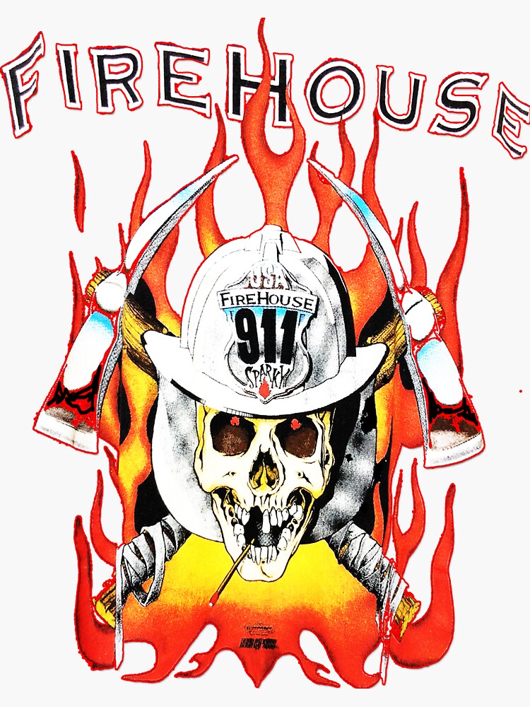 "firehouse band mucisian" Sticker by rlabbe5 | Redbubble