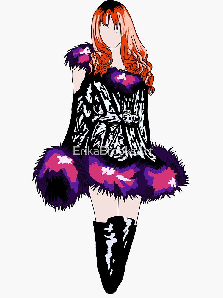 "Shinya 1" Sticker by ErikaBrooksArt | Redbubble