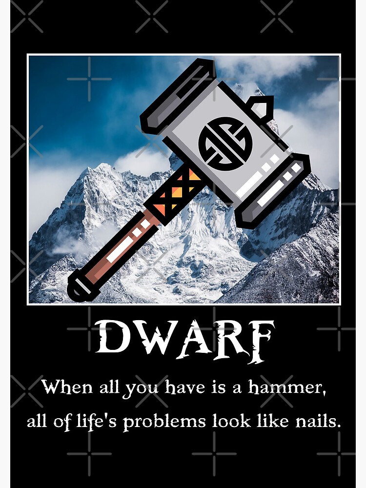 Cuaderno de espiral «Cool Dwarf Hammer Mountains Meme "¡Cuando todo lo ...