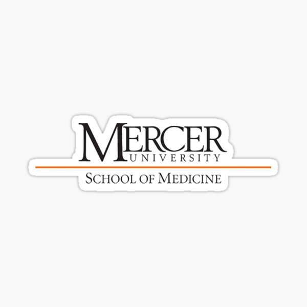 "Mercer University School of Medicine" Sticker by julia-med | Redbubble
