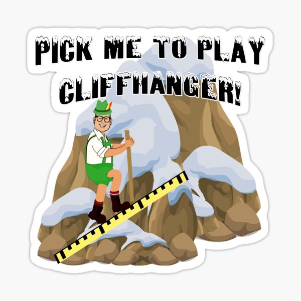 "TV Game Show - TPIR (The Price Is...) Cliffhanger Pick Me" Sticker for ...