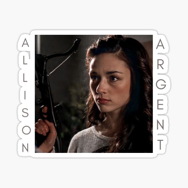 "Allison - TEEN WOLF" Sticker by anadrw | Redbubble