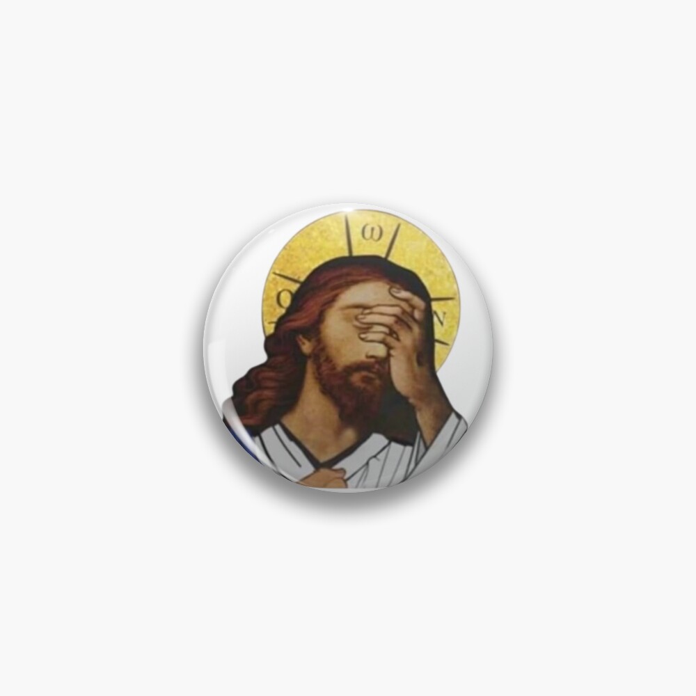 "Disappointed Jesus" Sticker for Sale by ThatReptileGuy | Redbubble