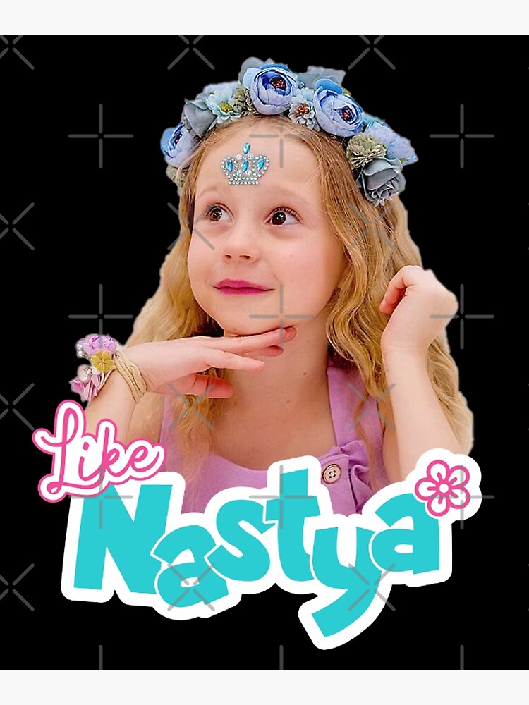 "Like Nastya 2022 Cute" Poster for Sale by anaev | Redbubble