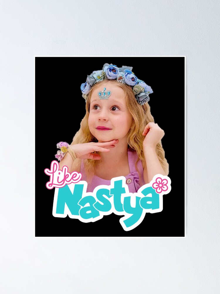 "Like Nastya 2022 Cute" Poster for Sale by anaev | Redbubble