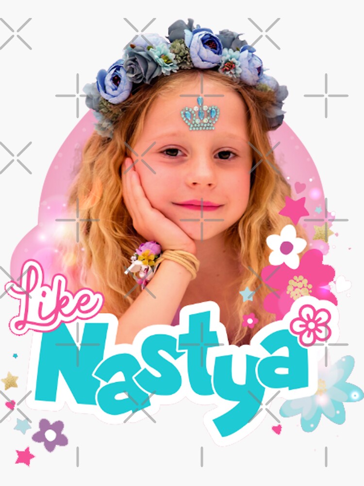"Like Nastya 2022 Cute" Sticker by anaev | Redbubble