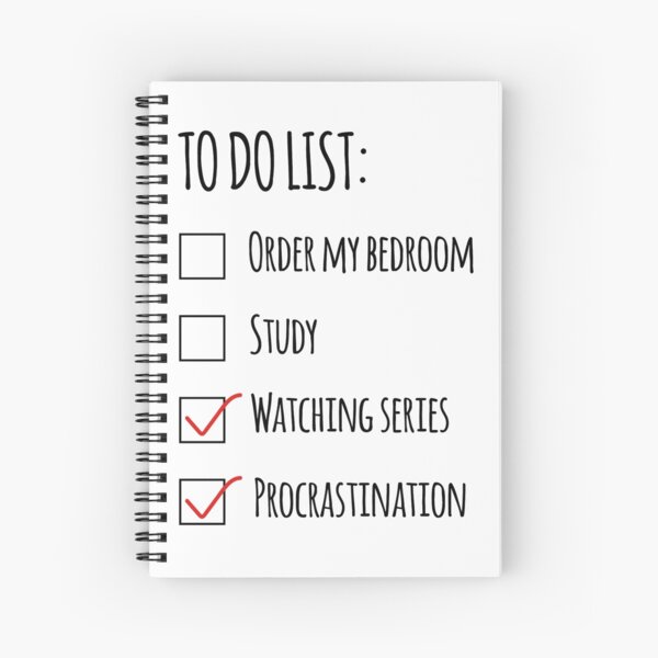 to-do-list-spiral-notebooks-redbubble