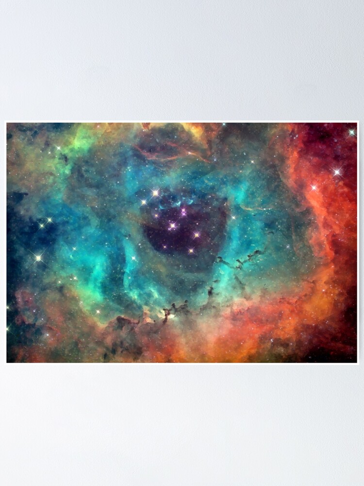 "Colorful Nebula Galaxy" Poster for Sale by CatyArte | Redbubble