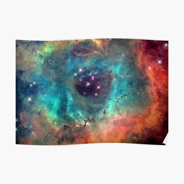 "Colorful Nebula Galaxy" Poster for Sale by CatyArte | Redbubble