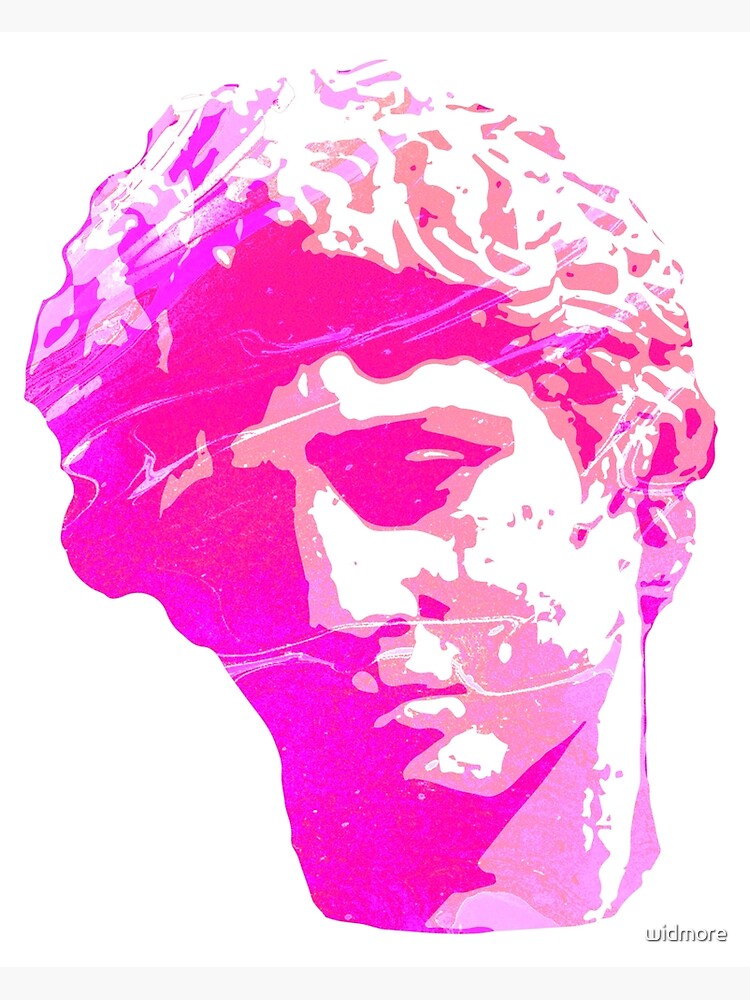 "Vaporwave Marble Head" Poster for Sale by widmore | Redbubble