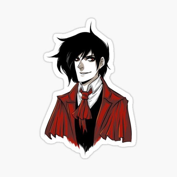 "Alucard (Hellsing)" Sticker by Jhowziin | Redbubble