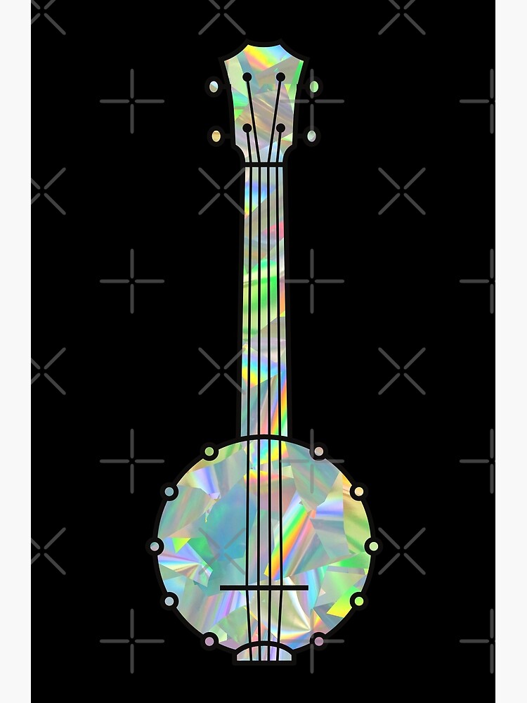 "Holographic Banjo" Poster for Sale by bloody-L | Redbubble