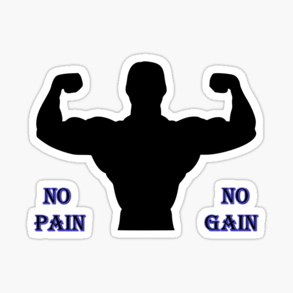 "Bodybuilder" Sticker by StevanoArt | Redbubble