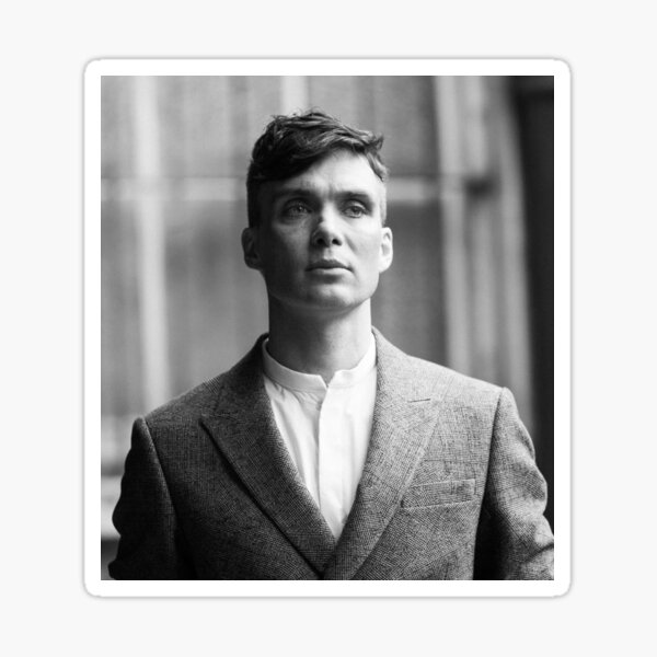 "cillian murphy modelling " Sticker for Sale by elenisofia | Redbubble
