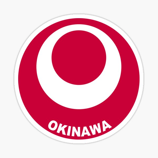 "OKINAWA Prefecture Gifts, Masks, Stickers & Products (18)" Sticker for ...