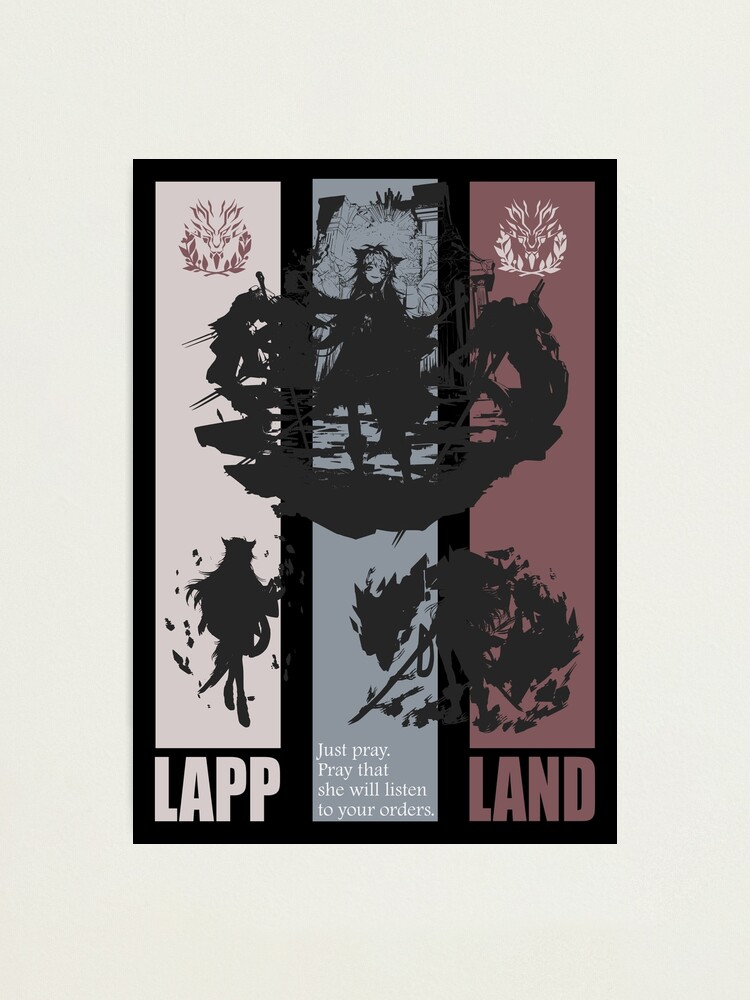 "Lappland silhouettes from base, elite 2, to character skins in the ...