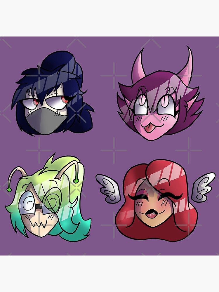 "Oc stickers" Poster by AkiraOHalloran | Redbubble