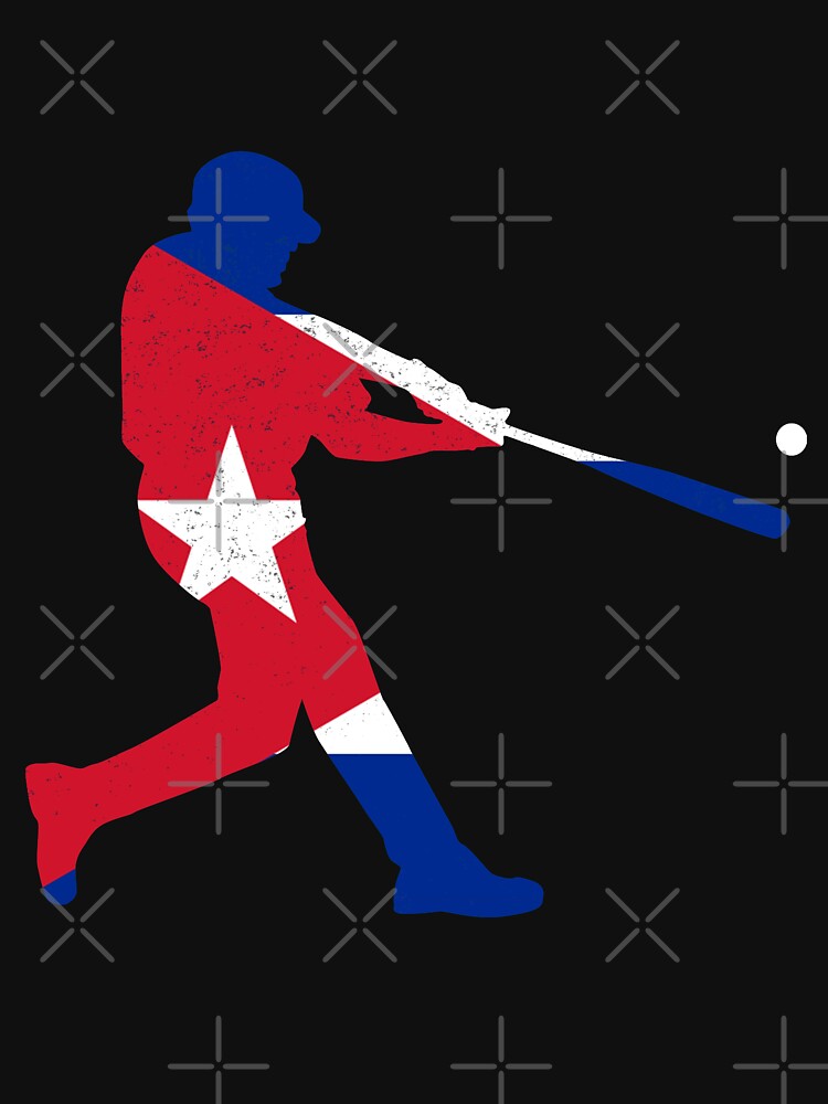 "Cuba Baseball Player Flag" T-shirt by tshirtwaffle | Redbubble