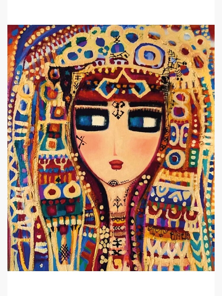 "the beauty of berber Art ,amazigh woman portrait, Beautiful Amazigh ...