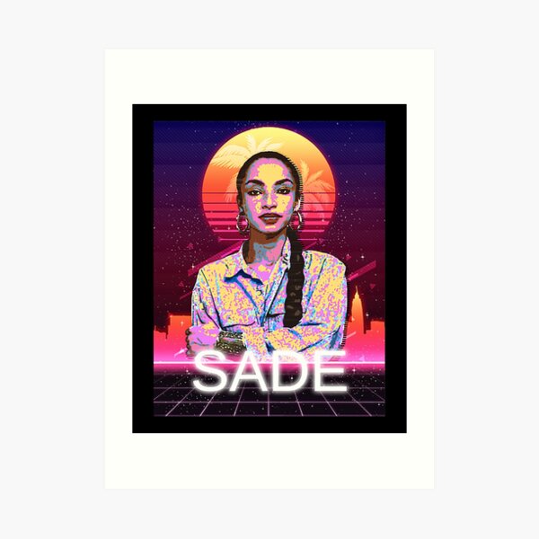 "Sade Adu 80s Sade Adu" Art Print by PedriGavia | Redbubble