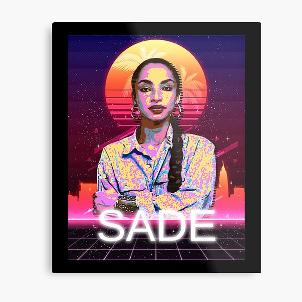 "Sade Adu 80s Sade Adu" Metal Print by PedriGavia | Redbubble