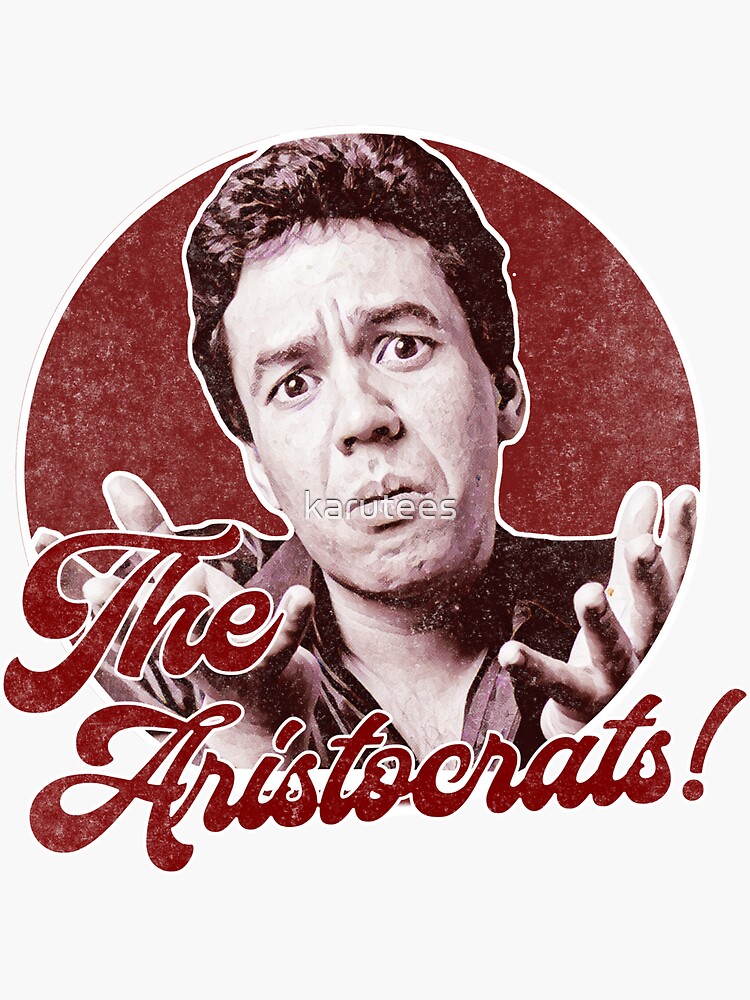 "Gilbert Gottfried The Aristocrats" Sticker by karutees | Redbubble