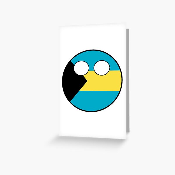 "Countryball Laenderball Land Heimat Bahamas" Greeting Card for Sale by ...