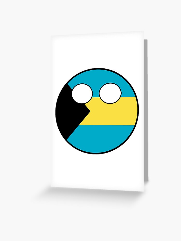 "Countryball Laenderball Land Heimat Bahamas" Greeting Card for Sale by ...