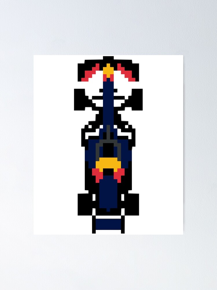 "RedBull F1 Car pixel art" Poster for Sale by AmeliaSandra | Redbubble