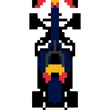 "RedBull F1 Car pixel art" Sticker for Sale by AmeliaSandra | Redbubble