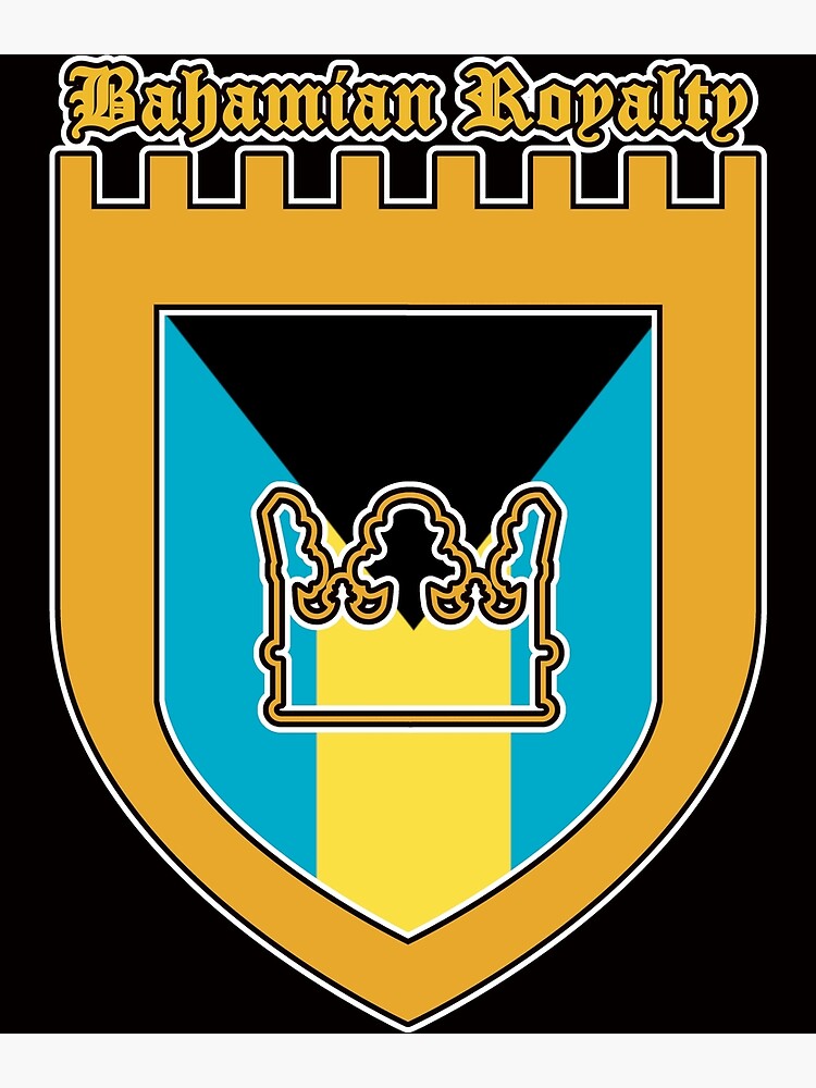 Póster «Cresta del escudo de la realeza de las Bahamas» de Lake-Life-15 ...