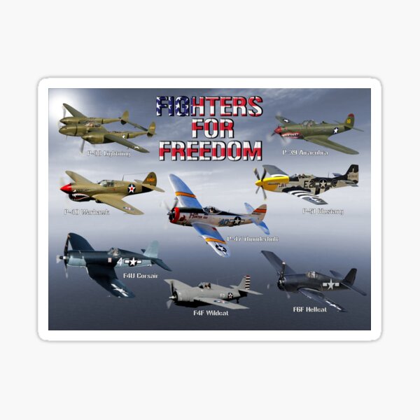 "Fighters For Freedom" Sticker for Sale by BasilBarfly | Redbubble