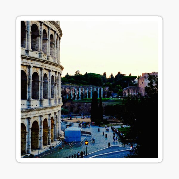 "Colosseum" Sticker for Sale by ebonflow | Redbubble