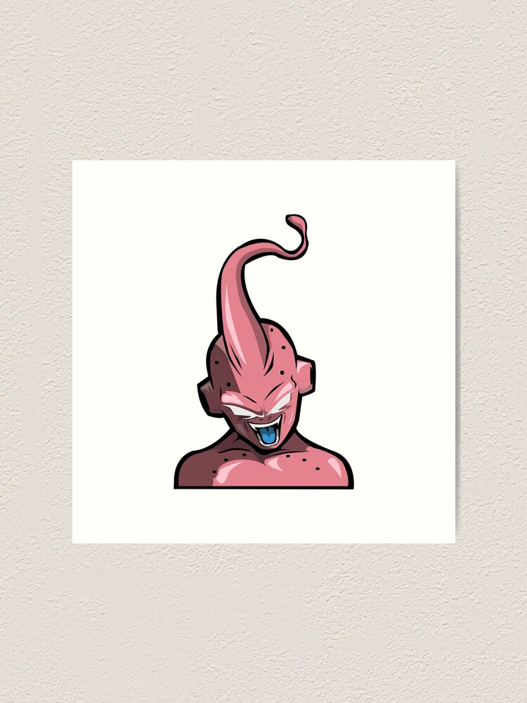 "Kid Buu Face Art - Majin Buu Dragon Ball Z" Art Print for Sale by ...