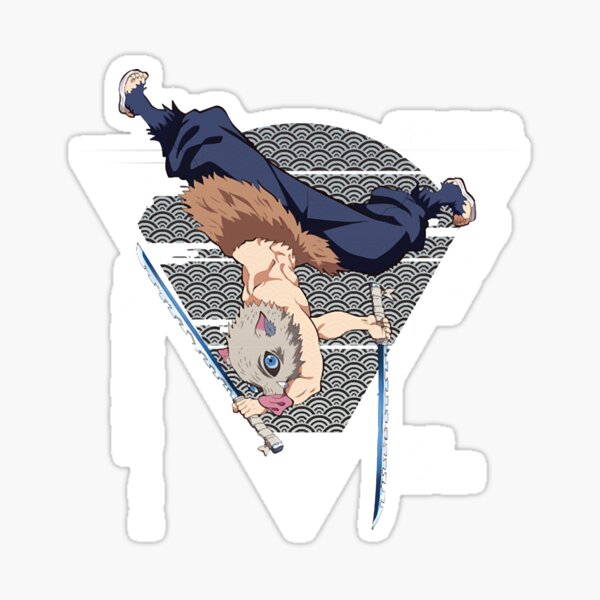 "Inosuke Hashibira Demon Slayer Kimetsu no Yaiba " Sticker by ...