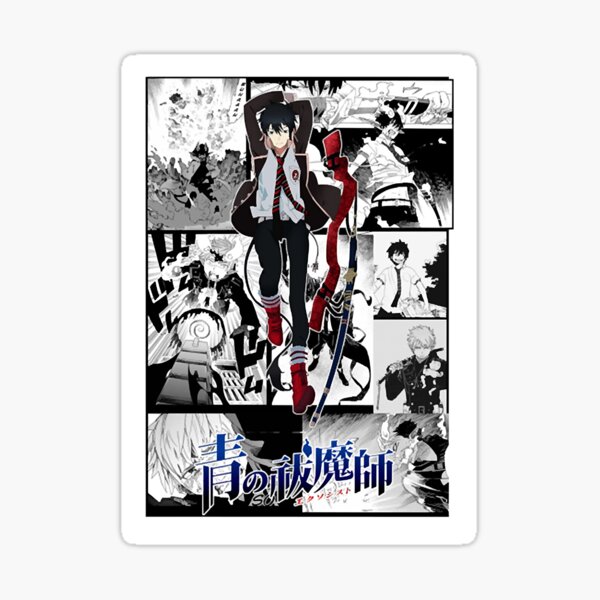 "Blue Exorcist anime art " Sticker for Sale by KatherineB3195 | Redbubble