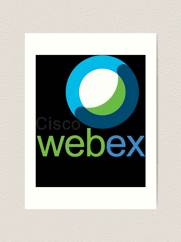 "Cisco Webex Logo" Art Print for Sale by MarciaConl | Redbubble