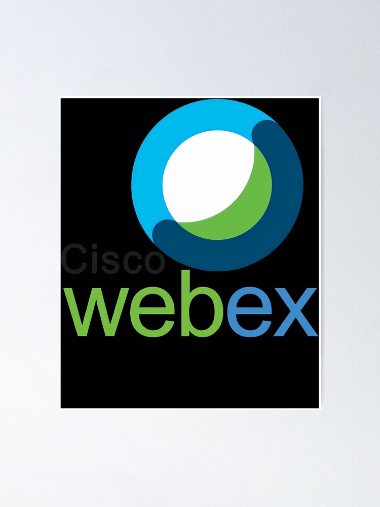"Cisco Webex Logo" Poster for Sale by MarciaConl | Redbubble