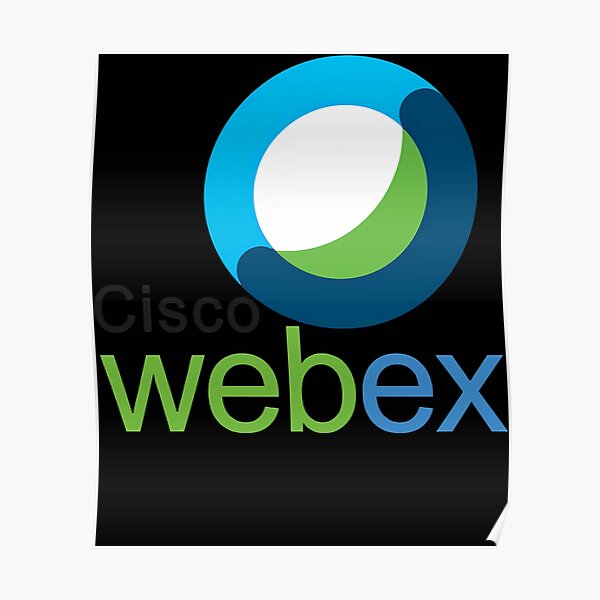 "Cisco Webex Logo" Poster for Sale by MarciaConl | Redbubble