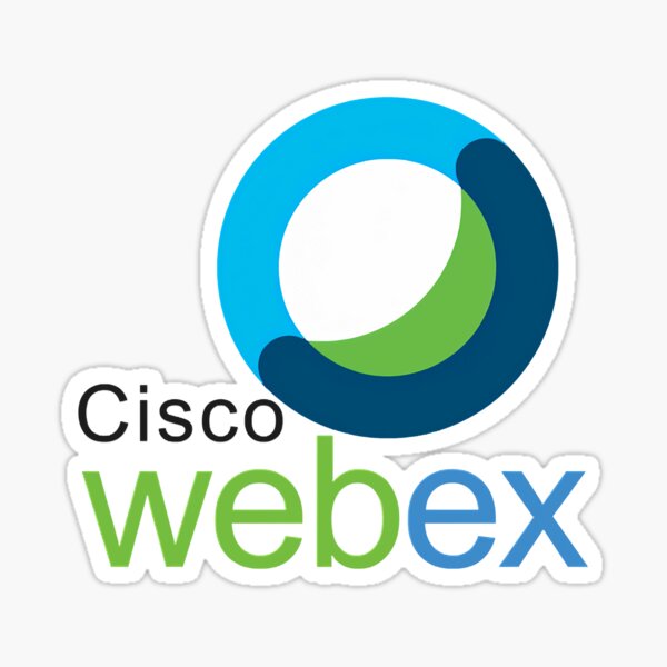 "Cisco Webex Logo" Sticker by MarciaConl | Redbubble