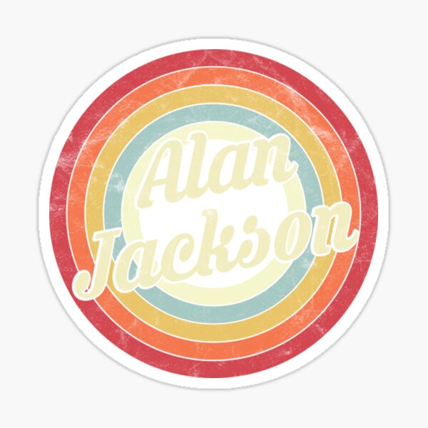 "Alan Jackson" Sticker by AmberrSpindler | Redbubble