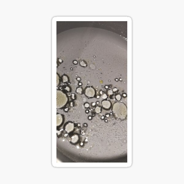 "Boiling Oil" Sticker by Hezailes | Redbubble