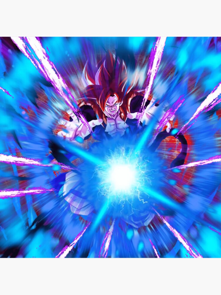 "LF Super Saiyan 4 Gogeta Alt DBL Art Edit (By Me) Classic ." Sticker ...