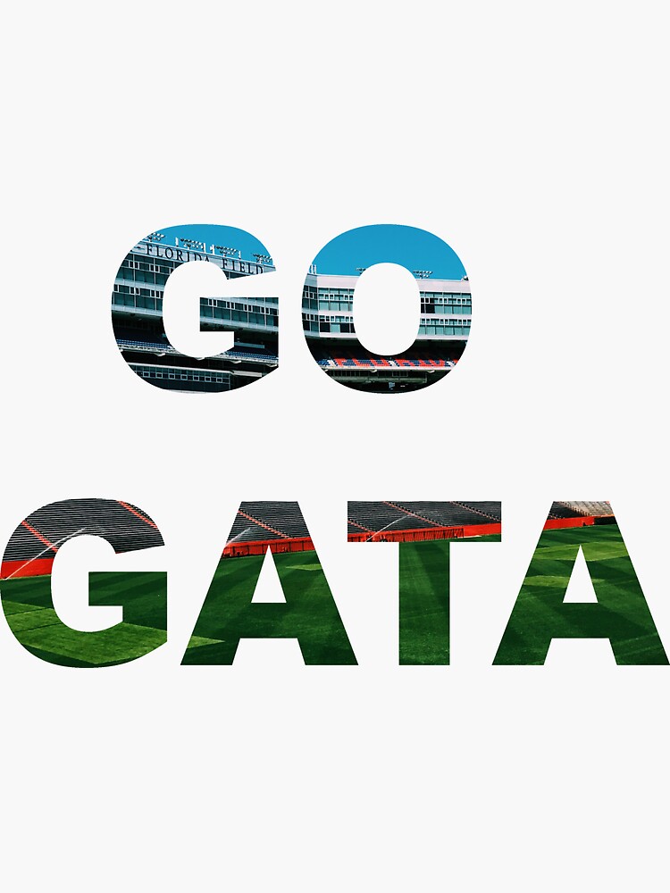 "GO GATA" Sticker for Sale by ddmichaelson | Redbubble