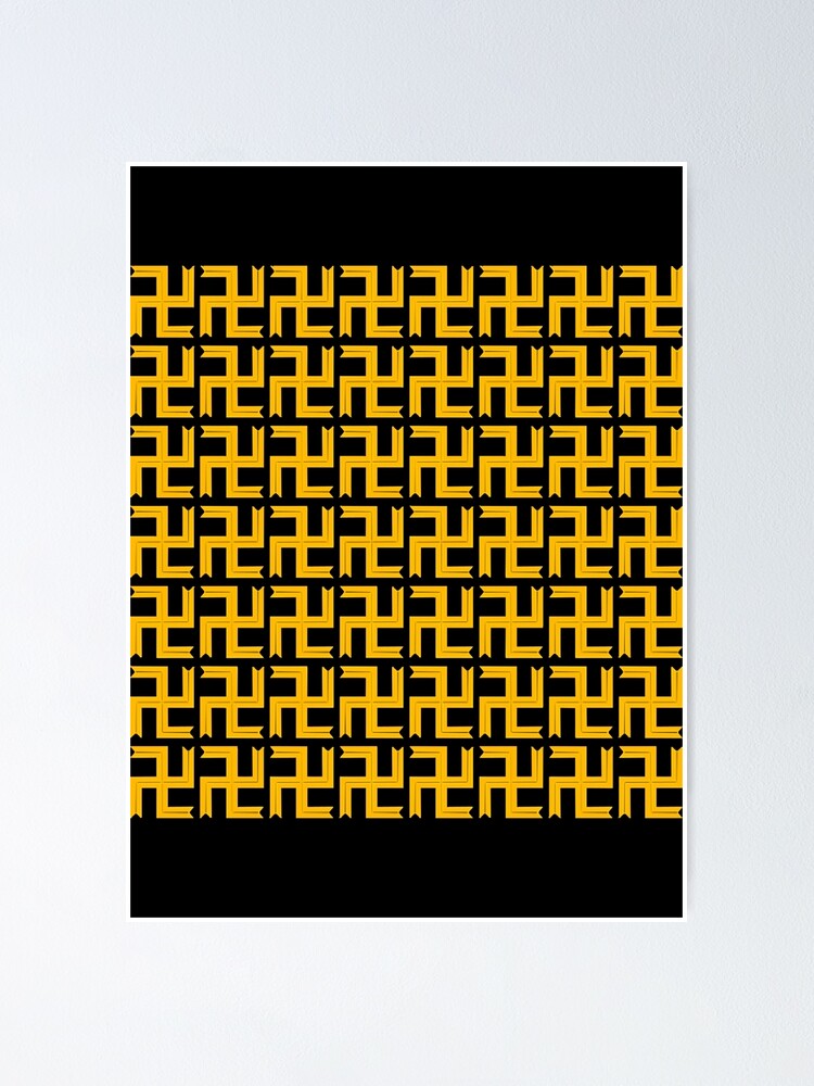 "Tokyo Manji Gang - Symbol Pattern (Gold) " Poster for Sale by ...